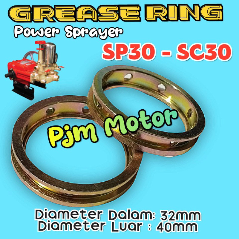 MESIN 30cc Grease ring batten Grease power sprayer engine steam pump ...