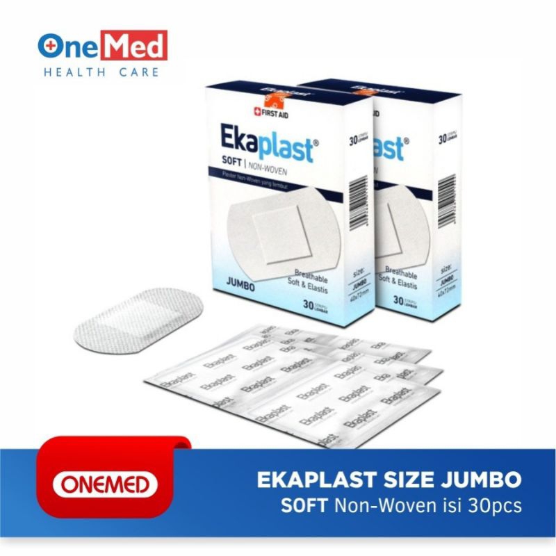 Onemed Non Woven Wound Plaster Ekaplast Soft Jumbo Box Contains 30 ...