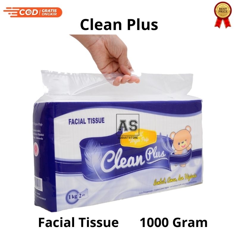Tissue Facial Clean Plus Plus Contents 1000 Gram/2Ply/Tissue Tissue ...