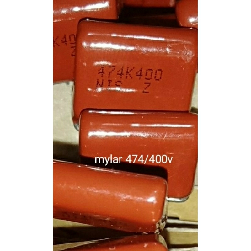 Mylar capacitor capacitor 474/400v (470nf/400v) | Shopee Malaysia