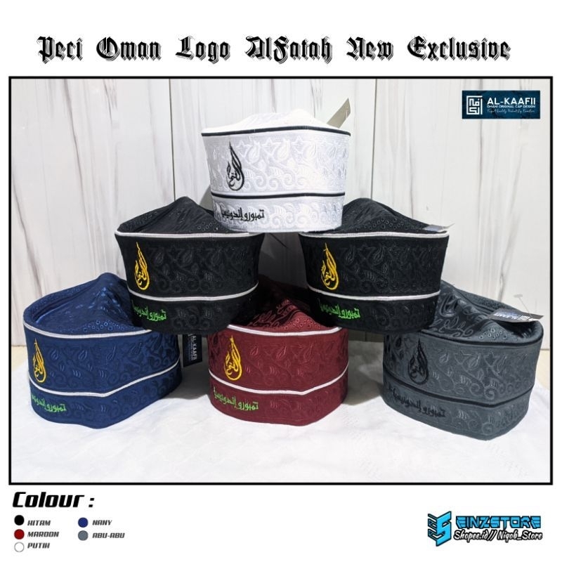 Oman Bangladeshi Peci Logo Al-Fatah Indonesia Brand Al Kaafii Original ...