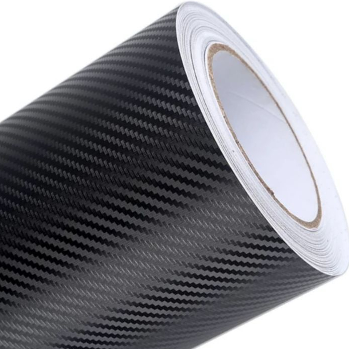 HITAM Black 3D Carbon Sticker Premium Material Has Thick Material ...