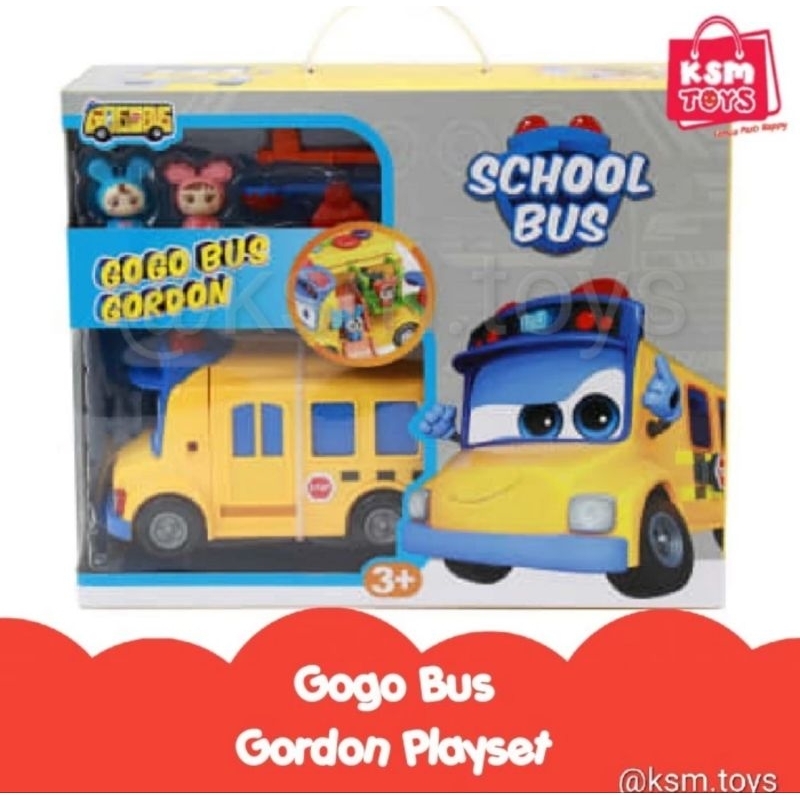Gogo Bus Playset Gordon Firy Justin truck original toy | Shopee Malaysia