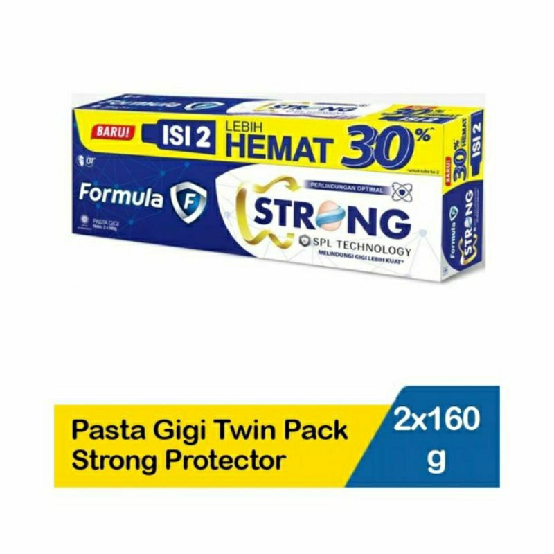 Strong 2-pack Toothpaste FORMULA Saves 160gr x 2gr | Shopee Malaysia