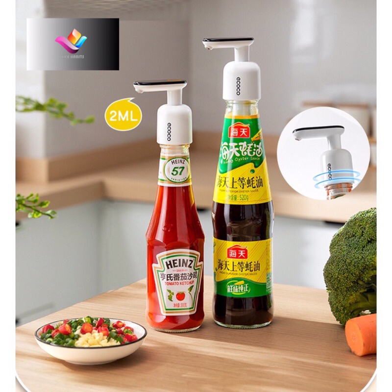 Sauce Squeezer White - Squeeze Pump Squeeze Pump Head Bottle Cap ...
