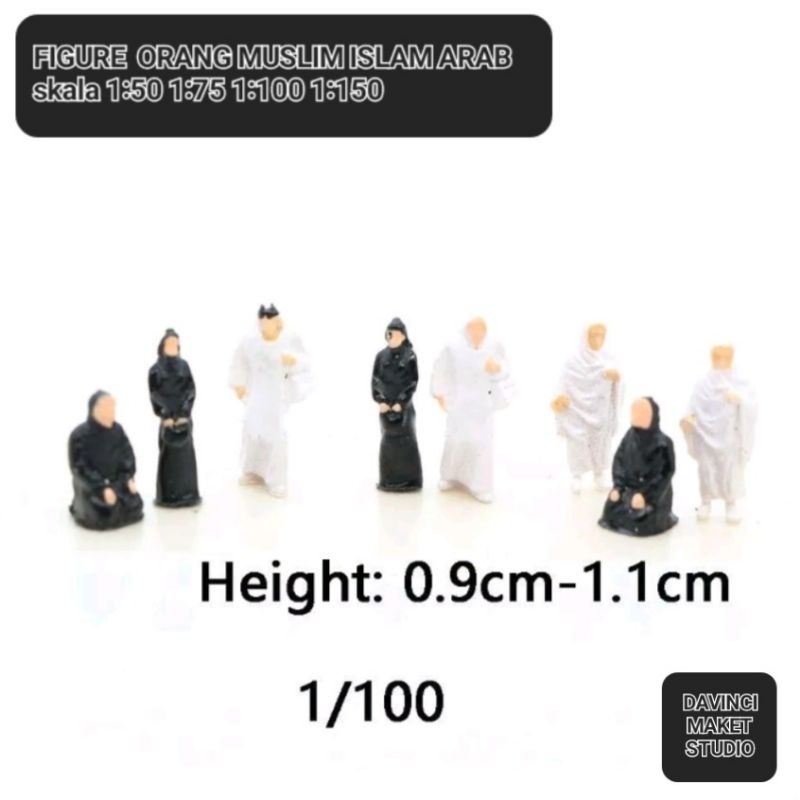 Miniature Humans Islamic Muslim Arabic Mockup Diorama - Islamic Human ...