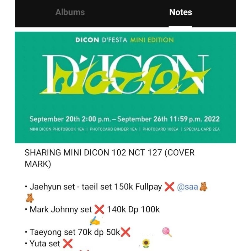Wto sharing dicon jaehyun taeil (read the description) | Shopee Malaysia