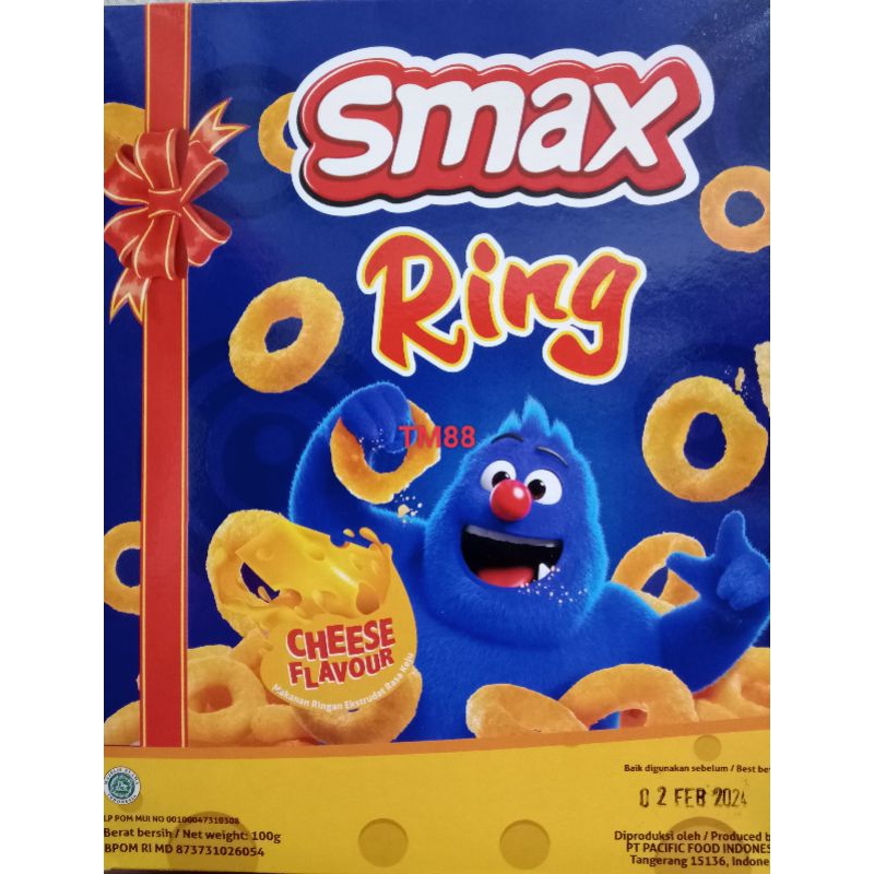 Cheese FLAVOR EXTRACTED SNACKS/SMAX RING CHEESE FLAVOR CONTENTS 12 PCS ...