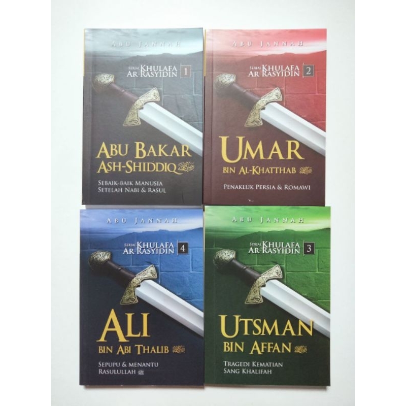 Khulafaur Rasyidin Series 4 volumes (Abu Bakar Ash Shiddiq, Umar bin Al ...