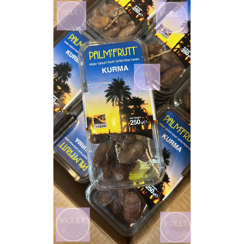Palm FRUTT Dates 250gr PALM FRUIT Stem Dates TUNISIA | Shopee Malaysia