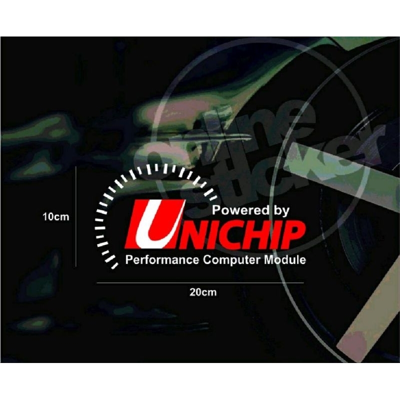 Car Sticker CUTTING Sticker UNICHIP Sticker Car Glass Sticker | Shopee ...
