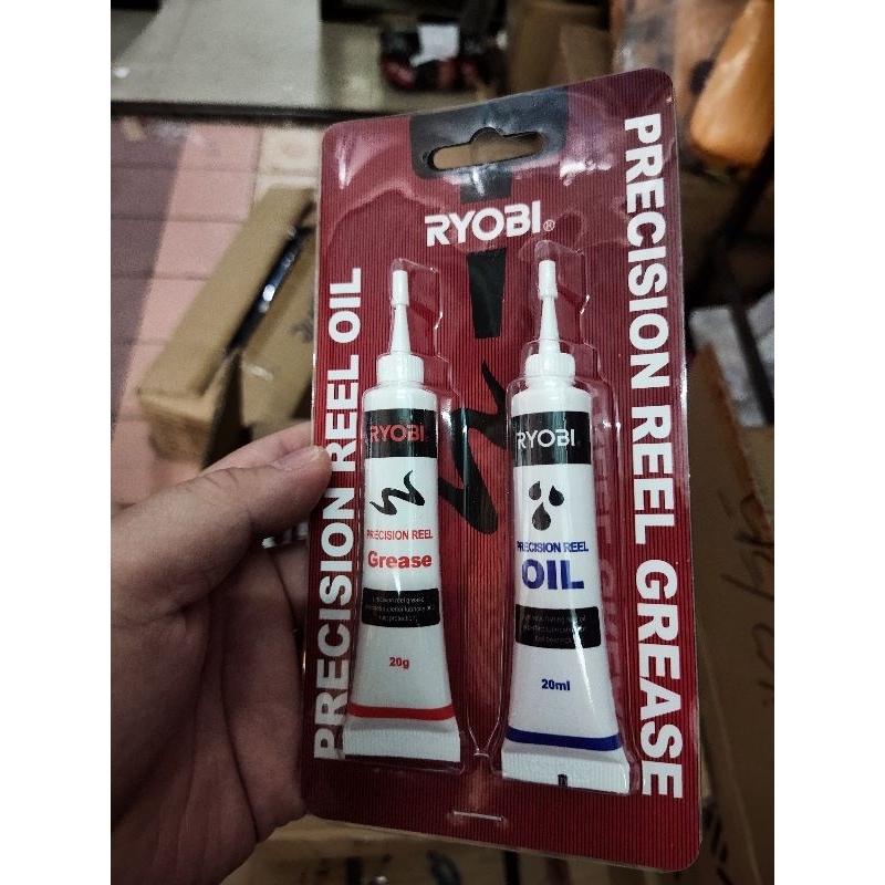 Gear oil ryobi reel oil 1 set contains 2 Grease and oil | Shopee Malaysia