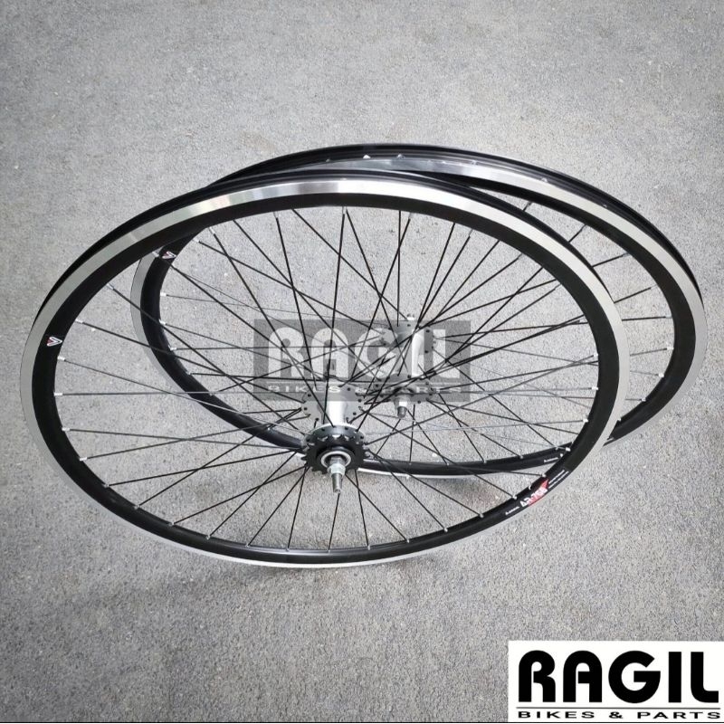 Bicycle WHEELSET 700C ARAYA AR768 32-HOLE 32H 700C RIMS RIMS DOUBLE ...