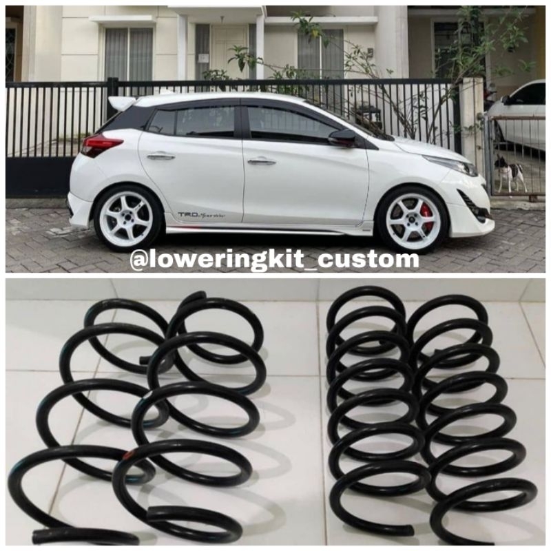 Per coil spring lowering kit for yaris etios vios mazda2 | Shopee Malaysia