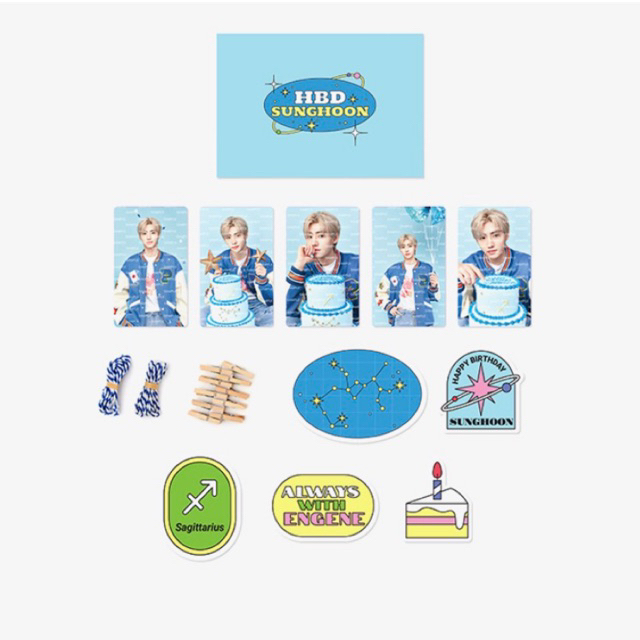 [HBD] Diy Photocard Garland Enhypen Sunghoon Niki | Shopee Malaysia