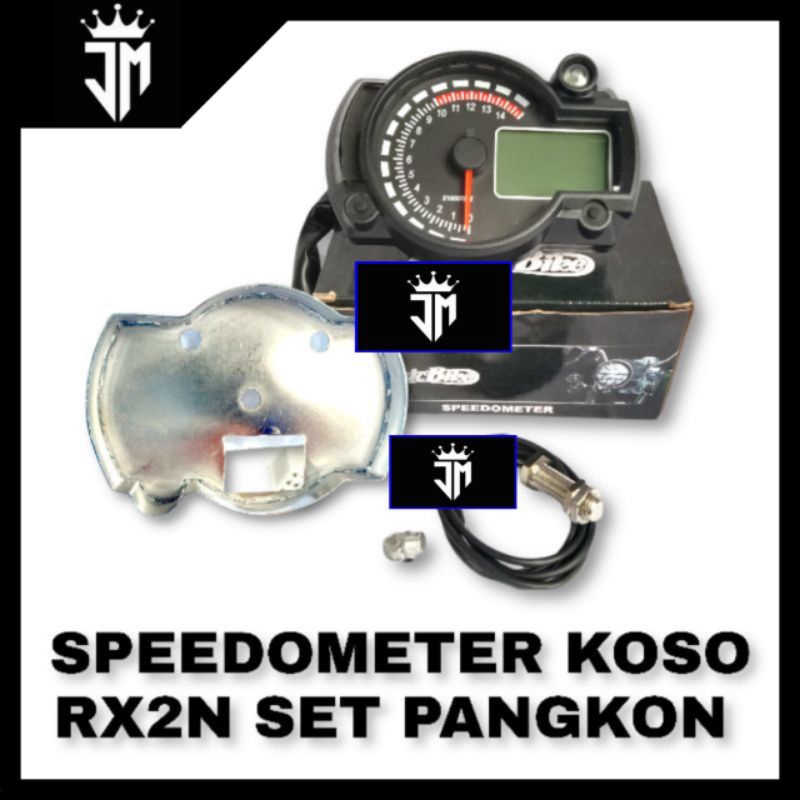 Universal KOSO RX2N DIGITAL SPIDO METER SPEEDOMETER BRAND MOS PANGKON SET | Shopee Malaysia