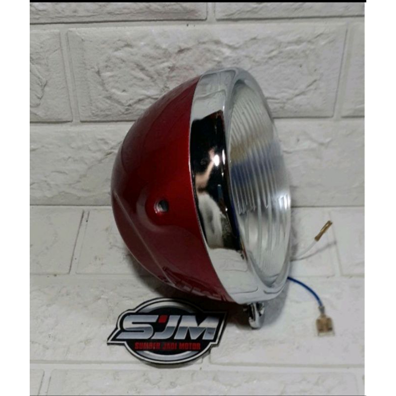 Reflector Headlight Yamaha L2g yb 100 yb100 L2s rx100 rx 100 rs100 rs ...
