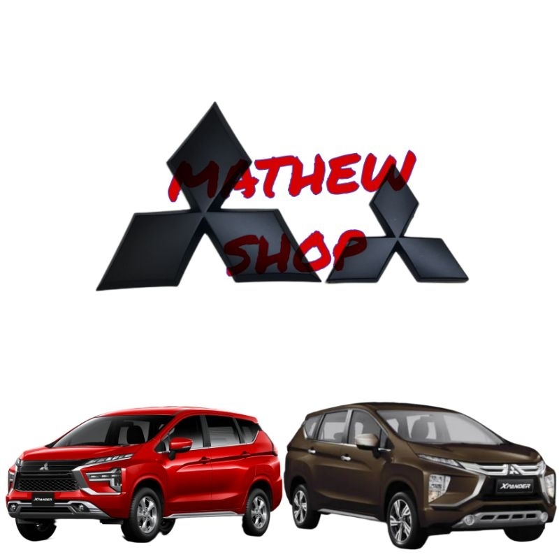 HITAM Mitsubishi Xpander Logo Cover 2017 2018 2019 2020 2021 2022 2023 ...
