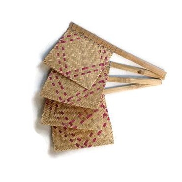 Woven Bamboo Fan/Satay Bamboo Fan/Traditional Fan | Shopee Malaysia