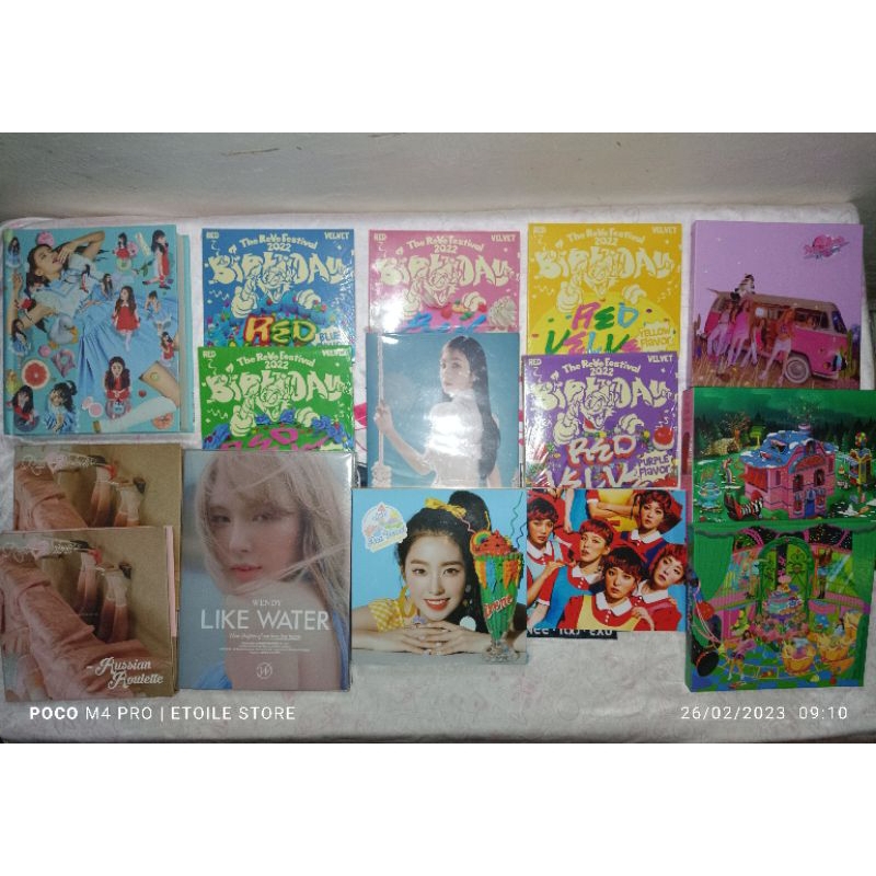 Red Velvet - Album Only, Fullset & Sealed (The Red, Russian Roulete ...