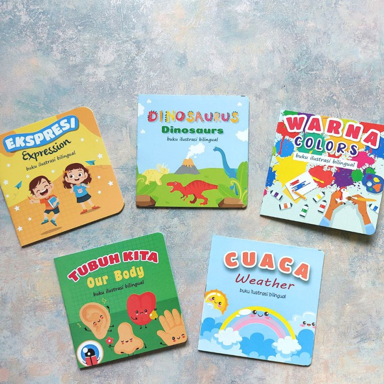 Animated MINI BOOK - Bilingual Baby Children's Knowledge Introduction ...