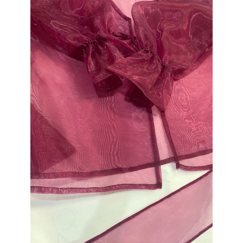Outer Organza/Outer Organza/Outer Organza Balloon Sleeves/Arya Organza ...