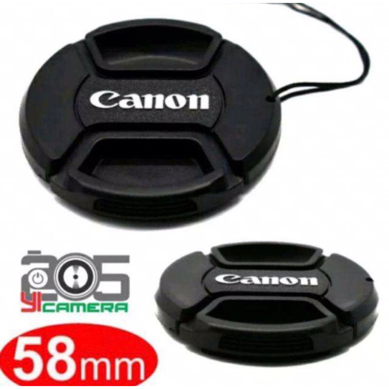 Lens Cap Front Lens Cap CANON Logo 58mm | Shopee Malaysia
