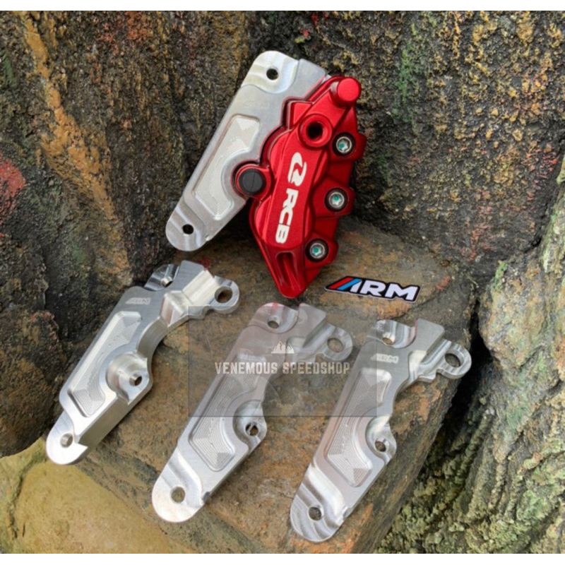 (Brecket Bracket ARM Caliper Bracket For RCB Vario Beat Tojiro Genio ...