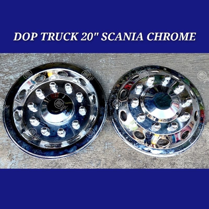 Wheeldop Truck scania full chrome ring 20 Fuso Hino Lohan 500 Robot ...