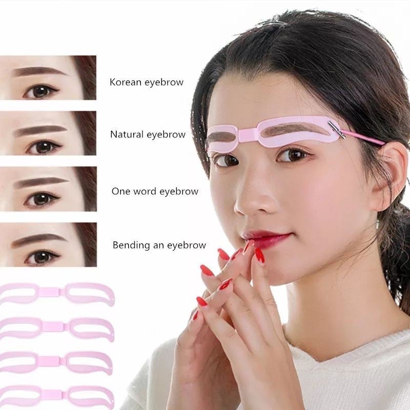 EYEBROW TEMPLATE MODEL 4 IN 1 TEMPLATE EYEBROW MOLD ROPE | Shopee Malaysia