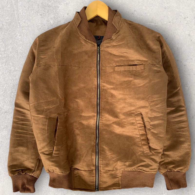 Carhartt DETROIT VINTAGE SUEDE LEATHER VARSITY BOMBER Jacket LOOK A ...