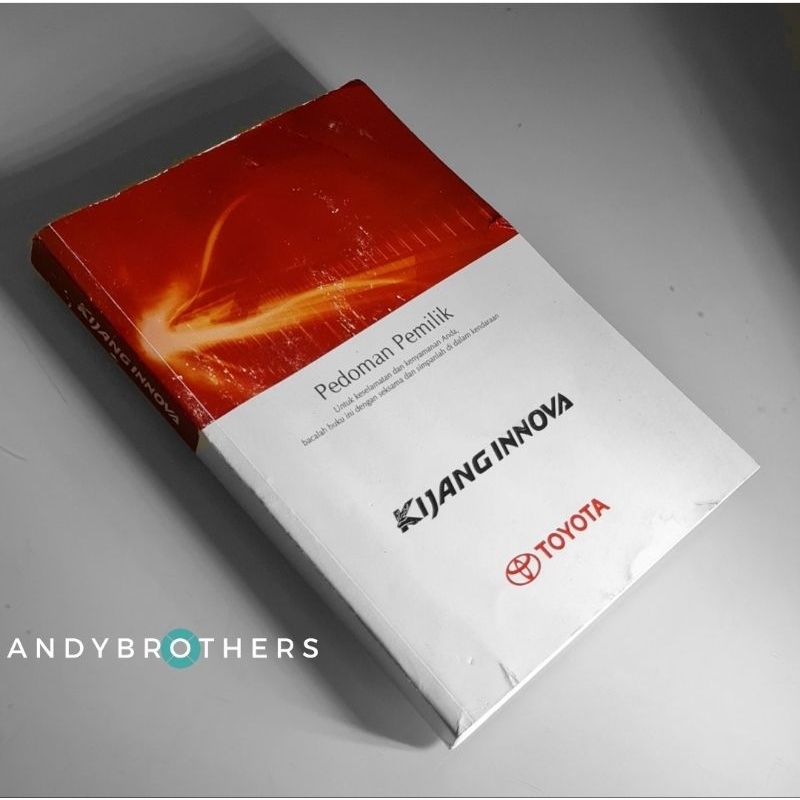 Toyota Kijang Innova TGN40 KUN40 Car Owner Manual Book 2011-2014 100% ...