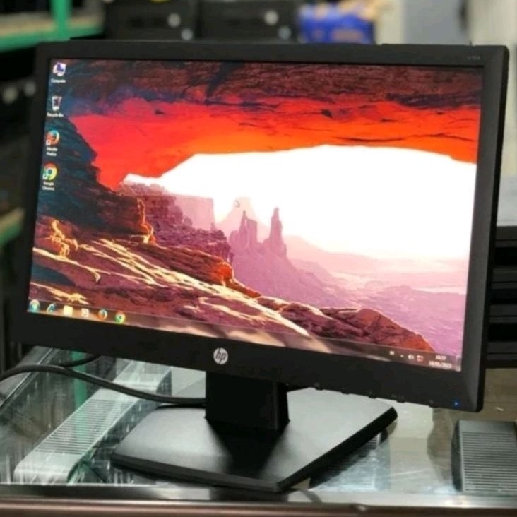 Hp 19 INCH WIDE SCREEN LED MONITOR, Complete With ORIGINAL Cable ...