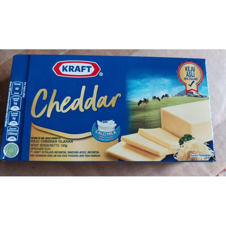 Kraft Cheddar Cheese 150 gr | Shopee Malaysia