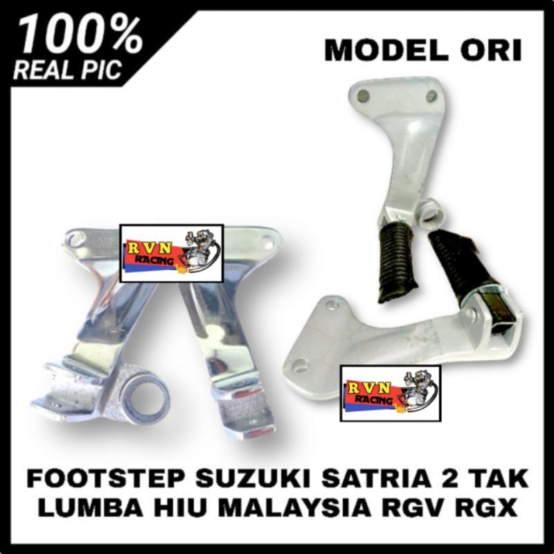 Footstep FUSTEP BOSTEP POSTEB Rear Footrest SUZUKI SATRIA 2 Stroke ...