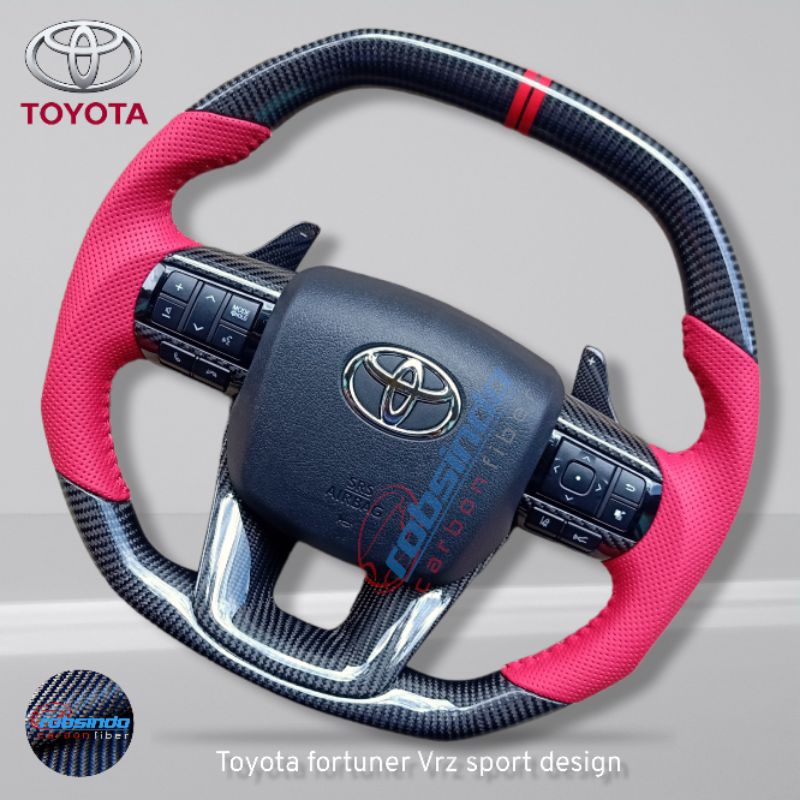 Stir, Carbon Steering Wheel Toyota Fortuner Vrz, Legender, hilux, GR ...