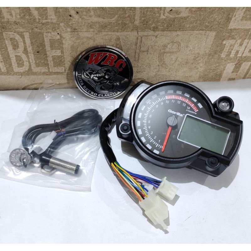 LAYAR Speedometer Speedo Speedometer Koso Black Screen RX2N RX2 Digital ...