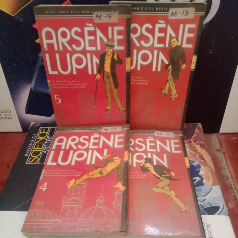 Arsene Lupin Comic set 2-5 End | Shopee Malaysia