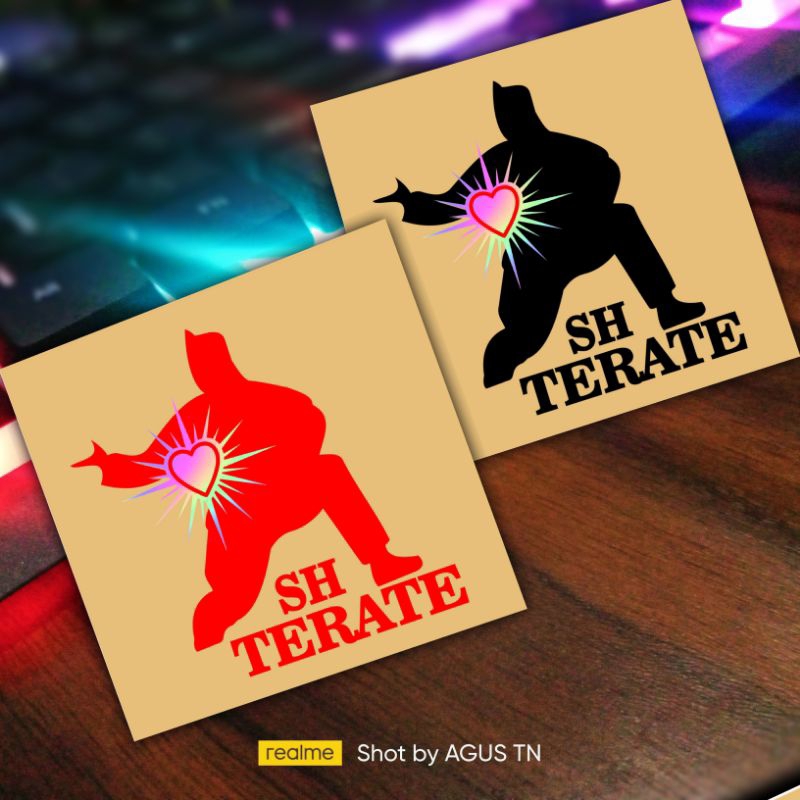 Psht SH TERATE STICKER BEWARE OF SINING CUTTING STICKER | Shopee Malaysia
