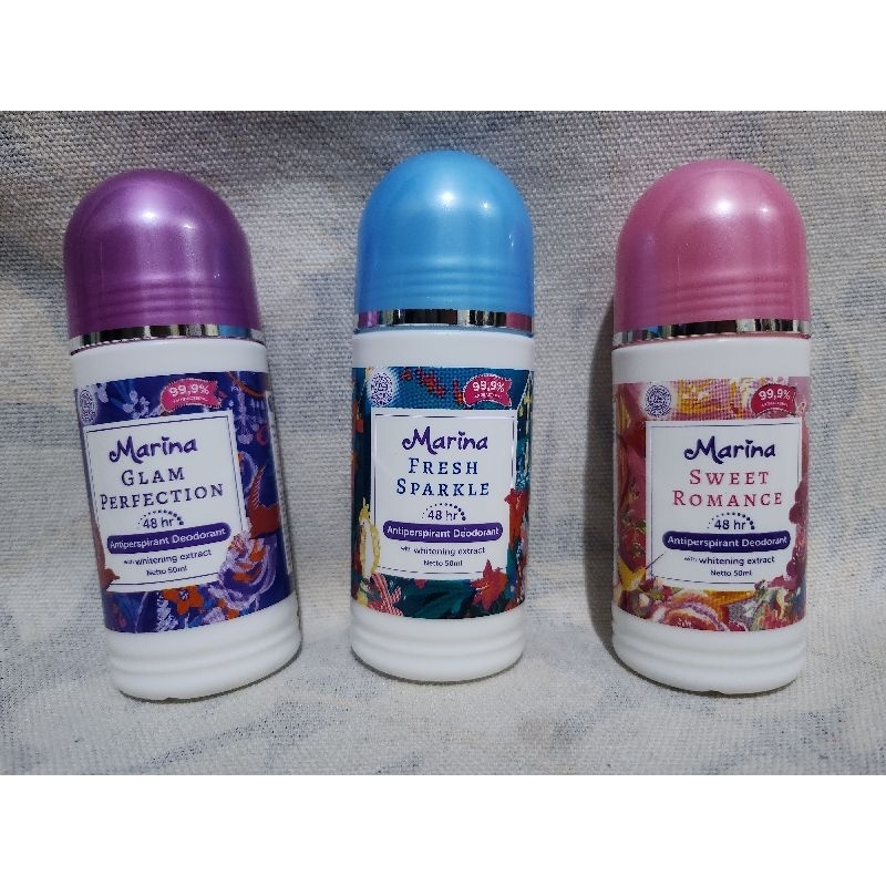 Marina Antiperspirant Deodorant Roll On 50ml | Shopee Malaysia