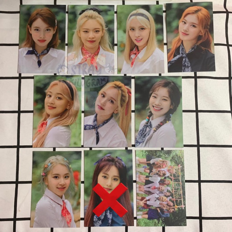 Twice Lightband Photocard PC Nayeon Jeongyeon Momo Sana Jihyo Mina Dahyun Chaeyoung Tzuyu Group ...