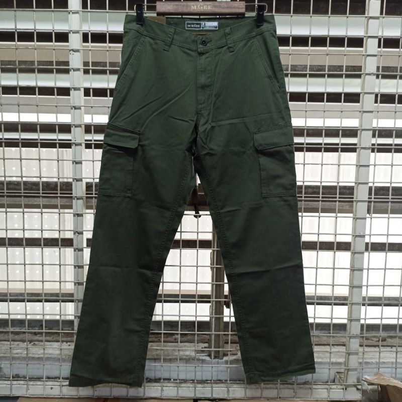 Original MGEE GREG C015 OLIVE Cargo Trousers | Shopee Malaysia
