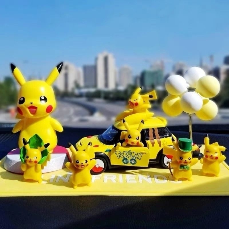 Pikachu car display 1 pcs pikachu car display pikachu pokemon car ...