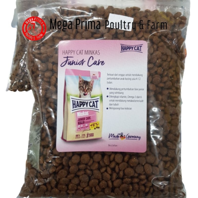 Happy CAT minkas JUNIOR CARE 500gr repack | Shopee Malaysia