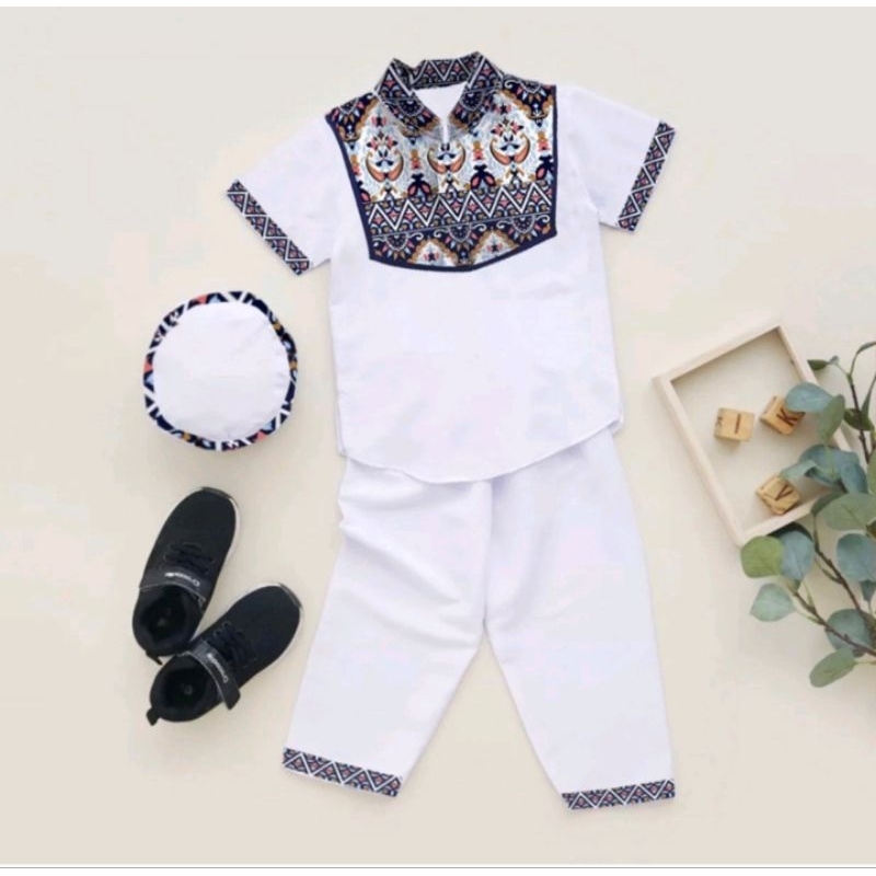 Koko batik For Boys Aged 1-10 Years, The Latest koko batik For Children ...