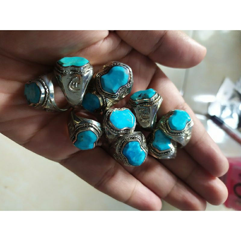 Sale!!!! Shincan turquoise turquoise clog ring | Shopee Malaysia