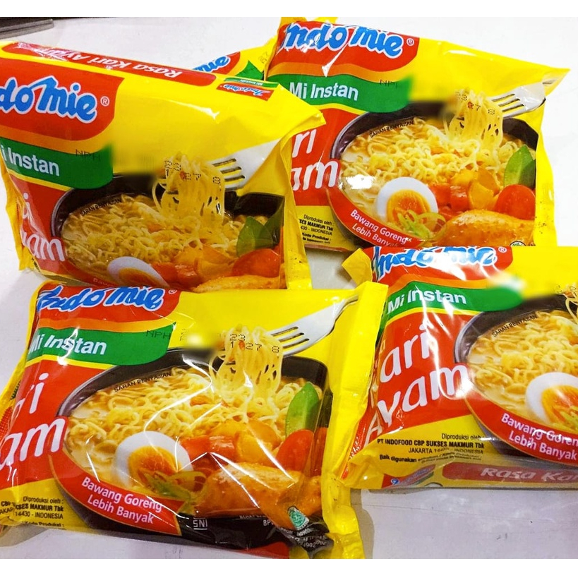 Indomie Chicken Curry Flavor Instant Noodles - Choose Packaging ...
