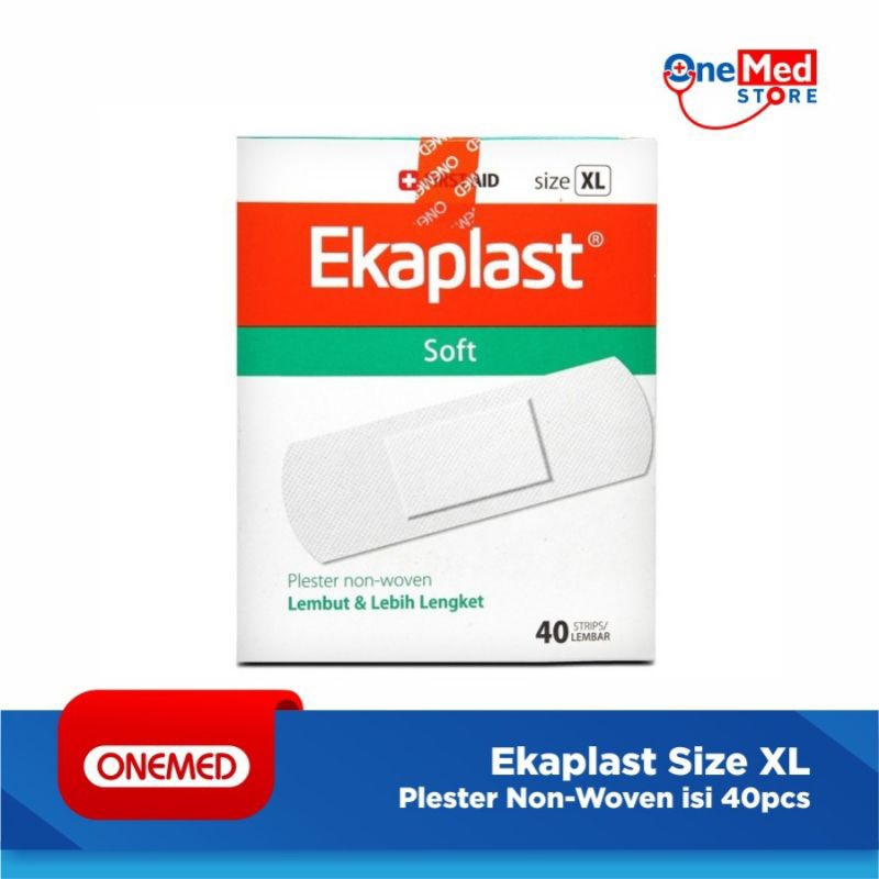 Onemed Non Woven Wound Plaster Ekaplast Box - XL Contains 40 Strips ...