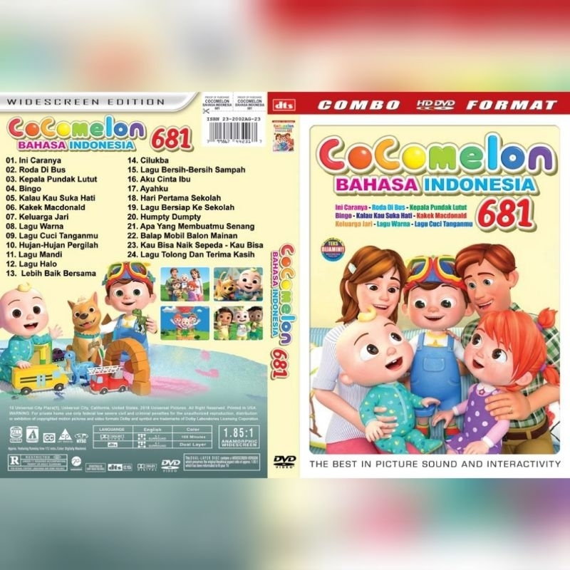 Cocomelon Animation Children's Song Cassette INDO Language 681-2023 - HD | Shopee Malaysia