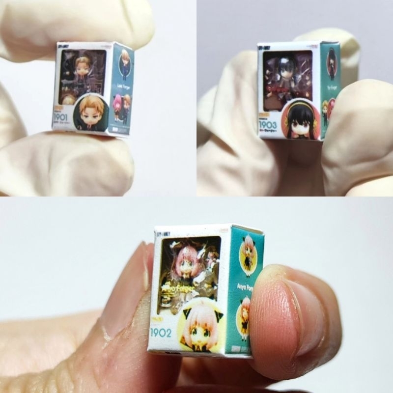 Miniature Box Magnet Nendoroid 1/12 Spy X Family Loid Anya Yor Forger ...
